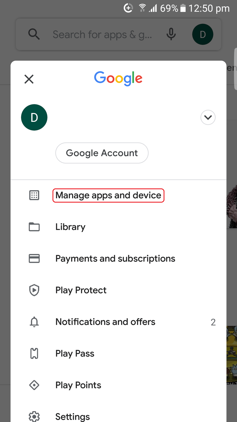 How to update apps (Android)