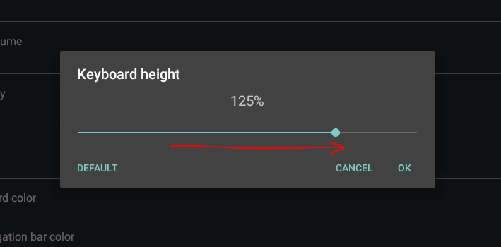 HX-2 - How to make the keyboard bigger