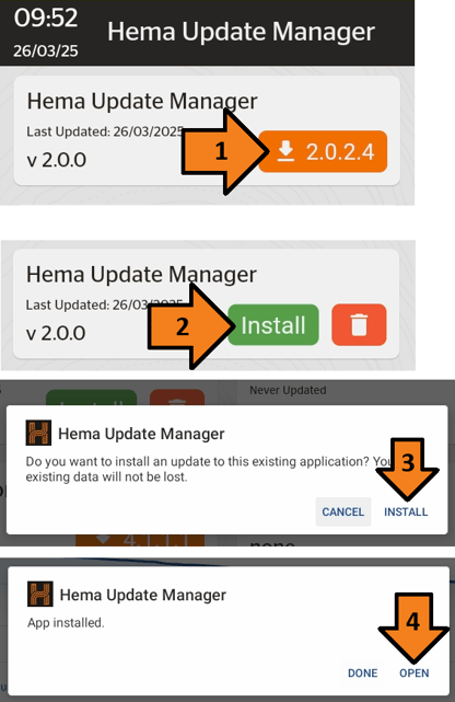 New Software - How to install the new Hema Nav software