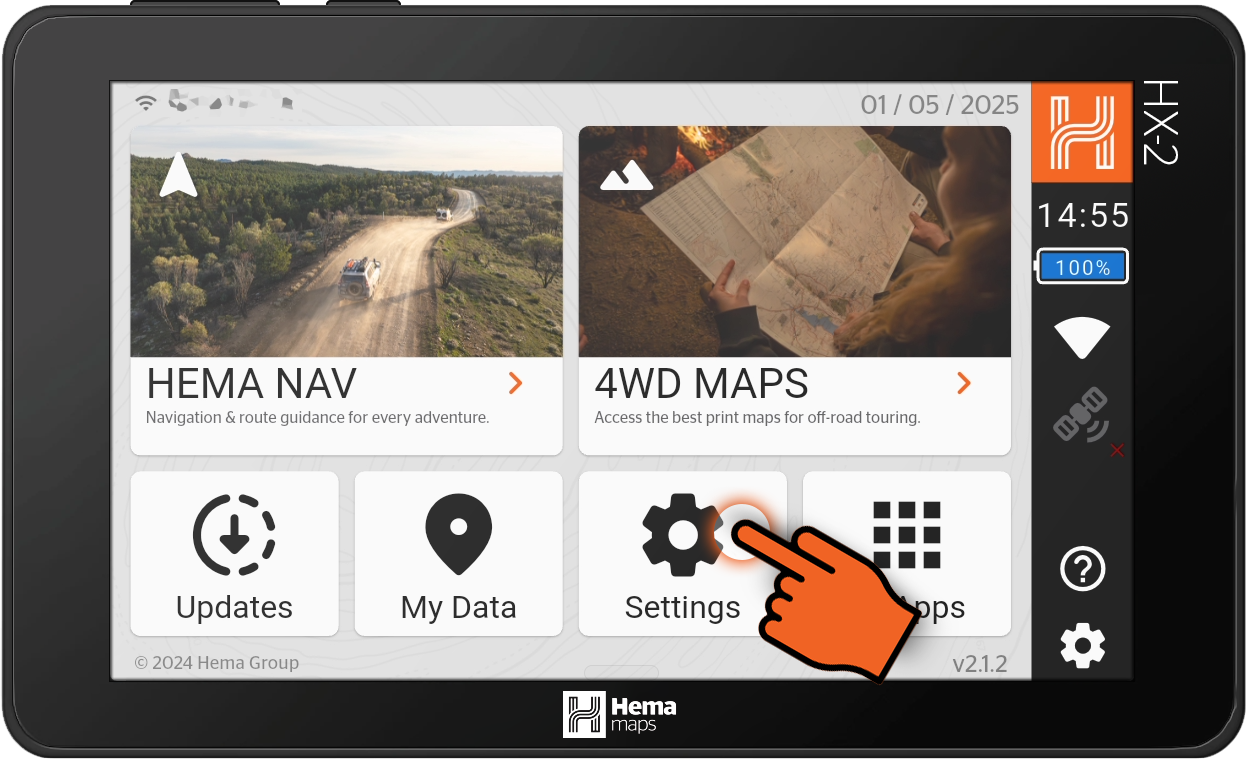 Hema Nav - 'Hema Nav' won't start
