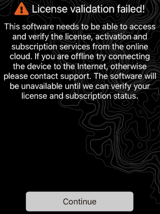 Licence Validation Failed - 4x4 Explorer