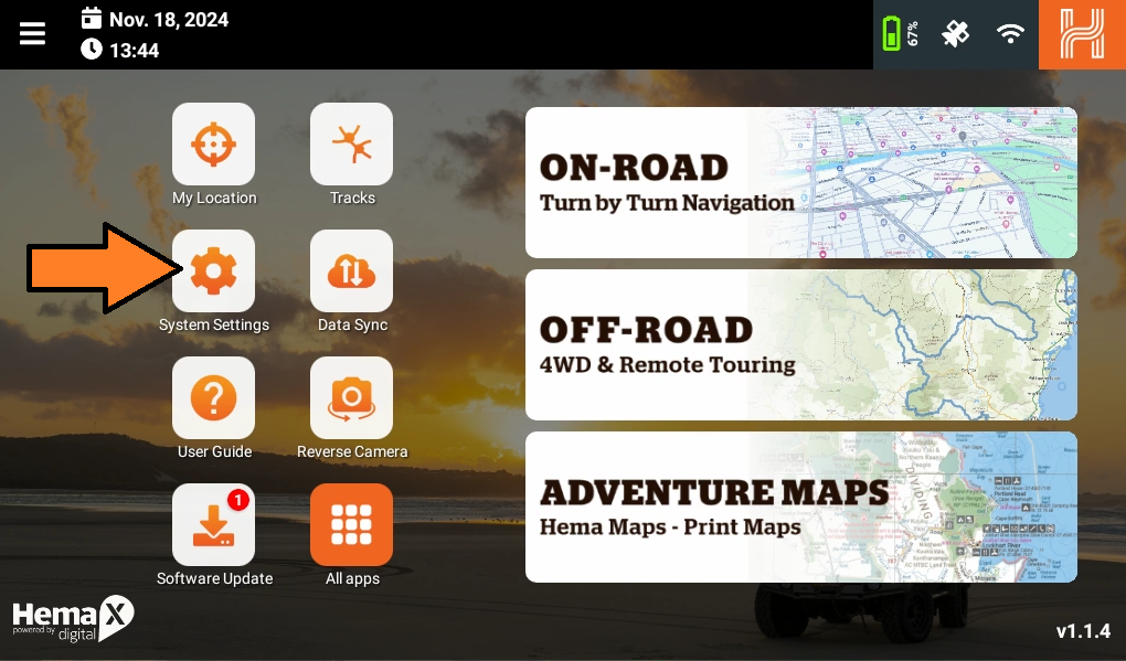 New Software - How to install the new Hema Nav software