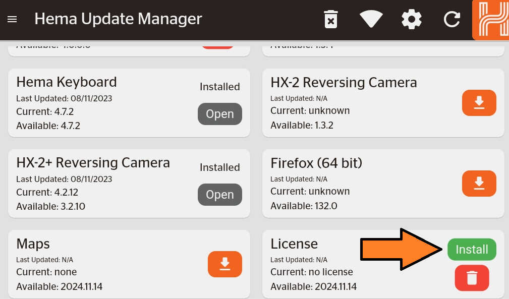 New Software - Installing map updates on the new software